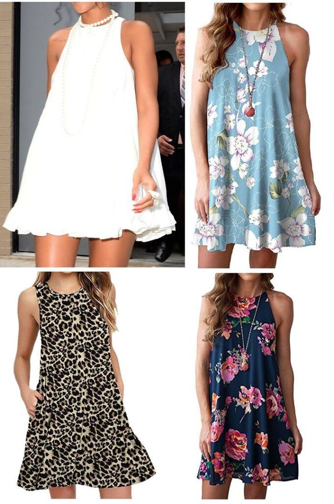Vestido midi trapecio - Patrones gratis 淋